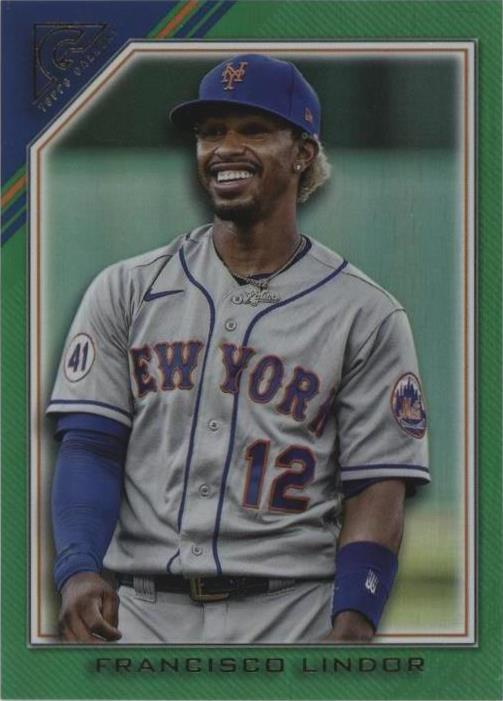 2022 Topps Gallery - Green #177 Francisco Lindor /125 for sale online ...