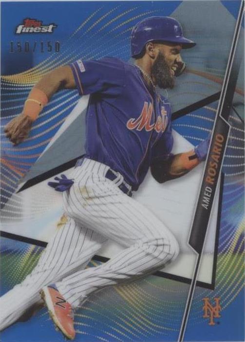 2020 Topps Finest - Amed Rosario #75 Blue Refractor /150 for sale ...