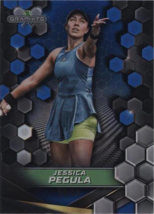 2024 Topps Graphite - Jessica Pegula #23 Blue Refractor /50 (RC) for ...