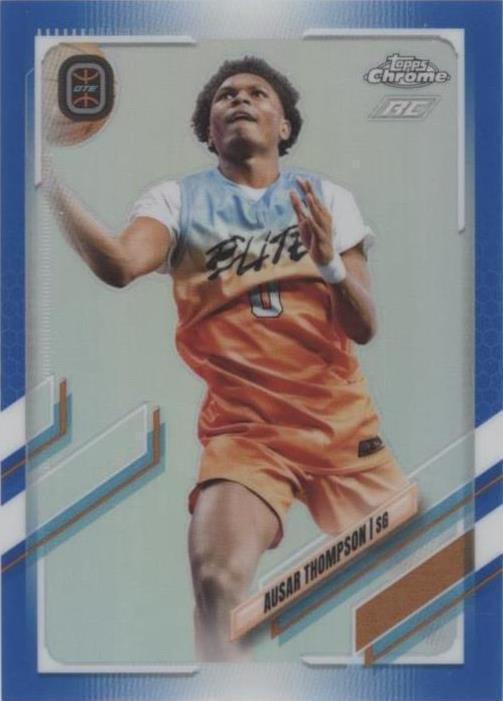 2021-22 Topps Chrome OTE Overtime Elite - Ausar Thompson #40 Blue ...