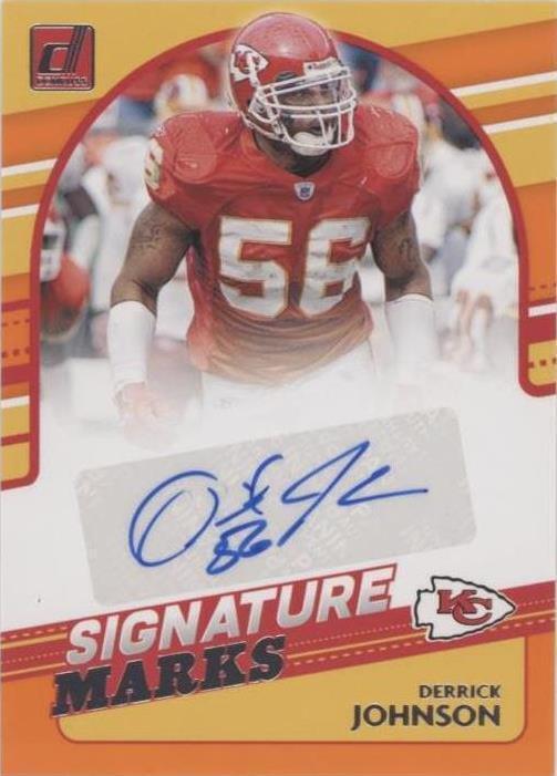 2021 Panini Donruss - Signature Marks Derrick Johnson #SM27 (AU) for ...