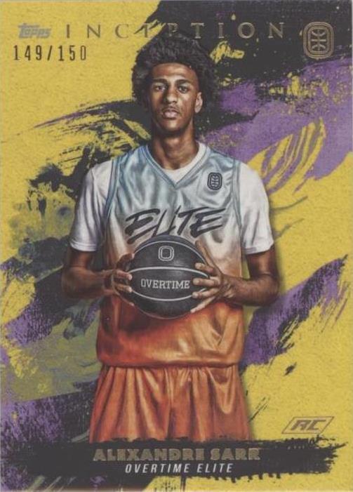 2021-22 Topps Inception OTE Overtime Elite - Alexandre Sarr #67 Yellow /150 (RC) for sale online ...