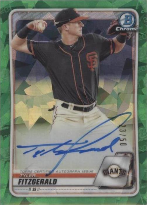 2020 Bowman Chrome Sapphire Edition - Prospect Autographs Green #BSPA ...