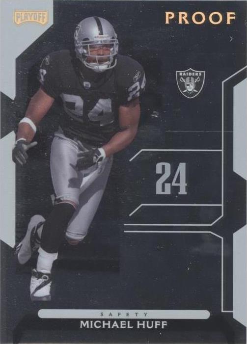 2006 Playoff NFL Playoffs - Gold Proof #85 Michael Huff /100 (RC) for ...