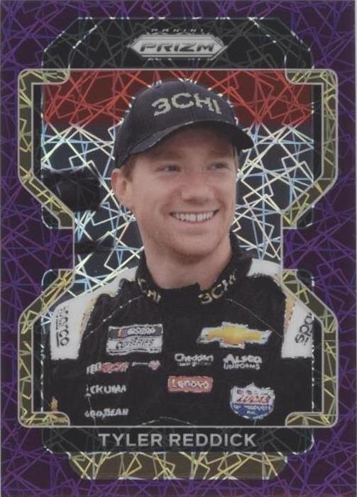 2022 Panini Prizm - Profiles Tyler Reddick #78 Purple Velocity Prizm ...