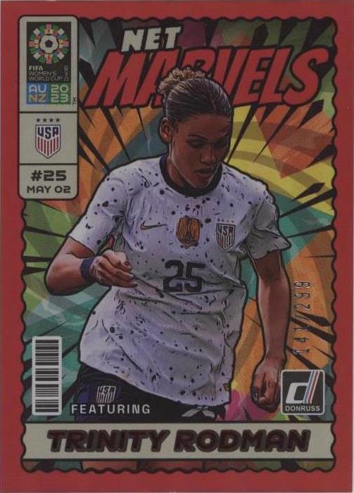 2023 Panini Donruss FIFA Women's World Cup - Net Marvels Red #25 ...