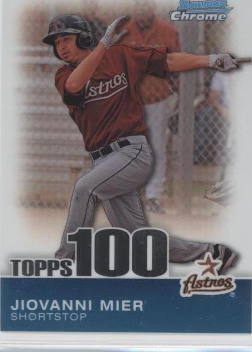 2010 Bowman Chrome - Topps 100 Prospects #TPC41 Jio Mier /999 (RC) for ...