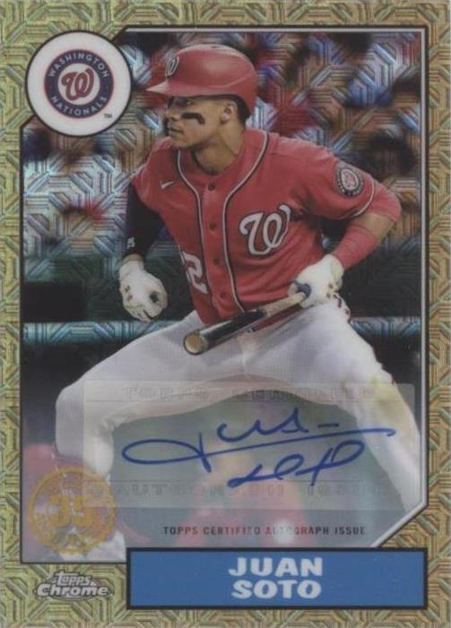 2022 Topps Series 1 - 1987 Topps Chrome Silver Pack Series 1 Mojo ...