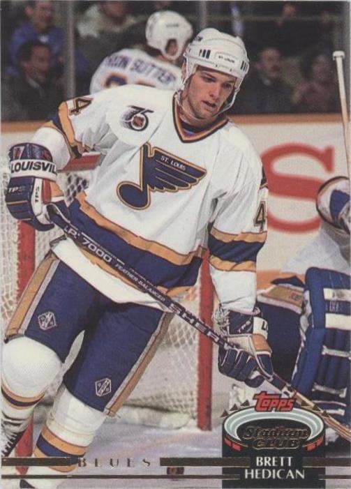 1992-93 Topps Stadium Club - Bret Hedican #203 (RC) for sale online | eBay