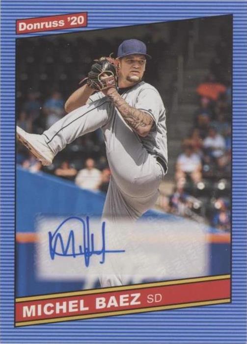 2020 Panini Donruss - Retro 1986 Signatures #86S-MB Michel Baez (AU, RC ...