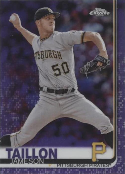 2019 Topps Chrome - Purple Refractor #194 Jameson Taillon /299 for sale ...