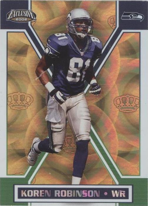2002 Pacific Exclusive - Koren Robinson #162 Gold for sale online | eBay