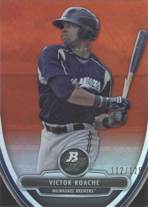 2013 Bowman Platinum - National Convention Orange #NC36 Victor Roache ...