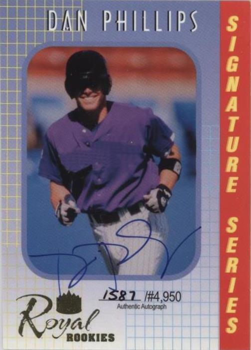 2000 Royal Rookies - Signature Series Dan Phillips #17 Autographs /4950 (AU, RC) for sale online ...