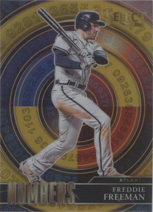 2022 Panini Select - Select Numbers Freddie Freeman #SN4 Gold Prizm /10 for sale online | eBay