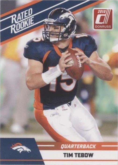 2010 Donruss Rated Rookie - Tim Tebow #95 (RC) for sale online | eBay