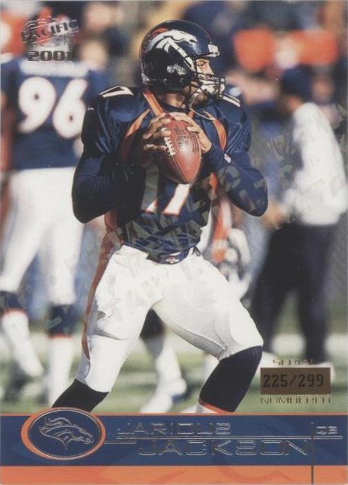 2001 Pacific - Retail LTD #141 Jarious Jackson /299 for sale online | eBay