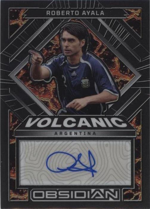2022-23 Panini Obsidian - Volcanic Signatures Roberto Ayala #VS-RAY ...