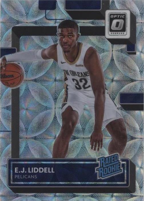 2022-23 Panini Donruss Optic - Rated Rookie Prizm #207 E.J. Liddell ...