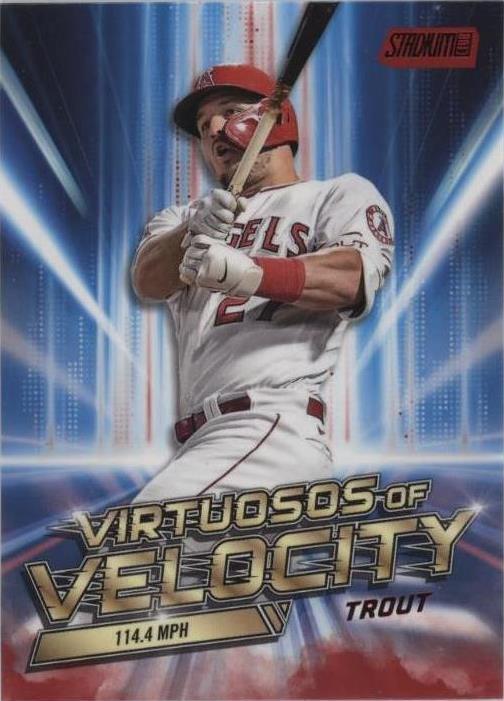 2023 Topps Stadium Club - Virtuosos of Velocity Mike Trout #VV-1 Red for sale online | eBay