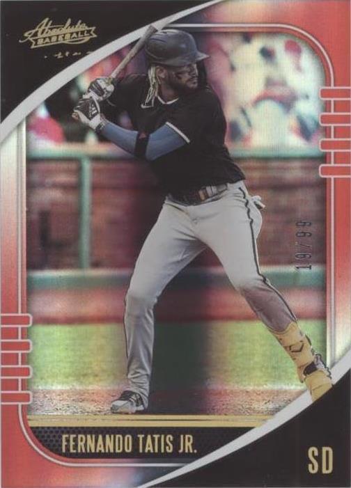 2021 Panini Absolute - Fernando Tatís Jr. #88 Spectrum Red /99 for sale ...