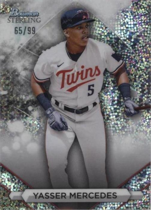 2023 Bowman Sterling - Prospects Yasser Mercedes #BSP-100 Speckle ...