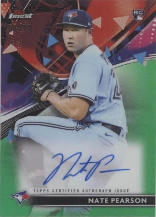 2021 Topps Finest - Finest Autographs Green Refractor #FA-NP Nate ...