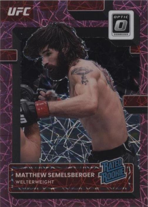 2023 Panini Donruss Optic UFC - Rated Rookie Matthew Semelsberger #101 ...
