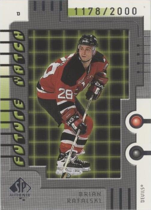 1999-00 SP Authentic - Future Watch Brian Rafalski #106 /2000 (RC) for ...