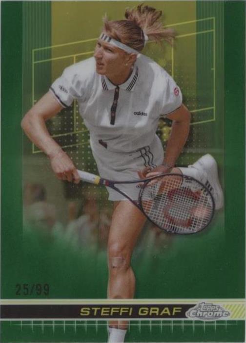 2024 Topps Chrome - Steffi Graf #171 Green Grass Court Refractor /99 ...