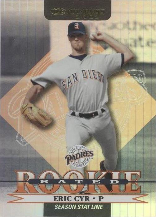 2002 Donruss - Rated Rookie Stat Line Season #191 Eric Cyr /131 for sale online | eBay