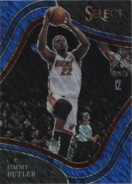 2021-22 Panini Select - Courtside Jimmy Butler #226 Blue Shimmer Prizm ...