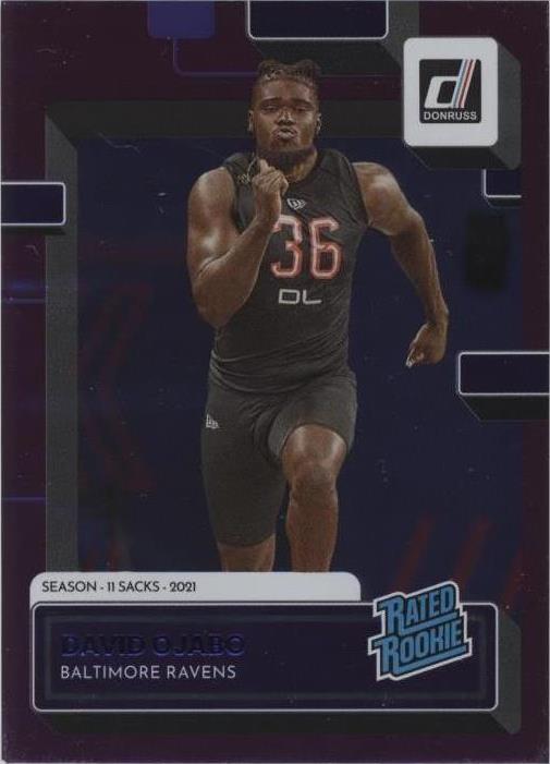 2022 Panini Donruss - Rated Rookie Season Stat Line #370 David Ojabo /11 (RC) for sale online | eBay