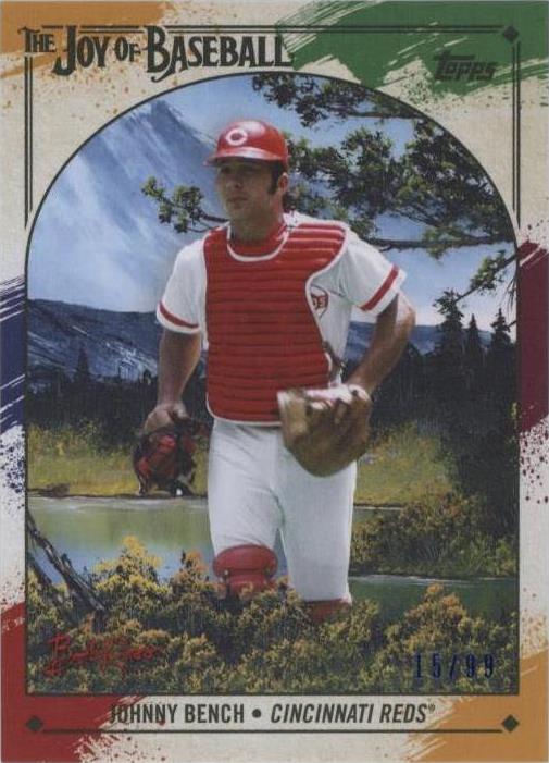 2023 Topps X Bob Ross The Joy of Baseball - Paint Splatter Canvas #87 ...