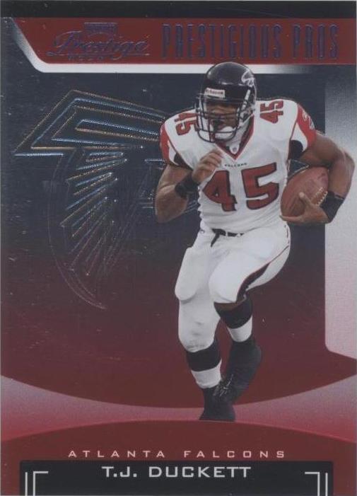 2006 Playoff Prestige - Prestigious Pros Red #PP-43 T.J. Duckett /150 ...
