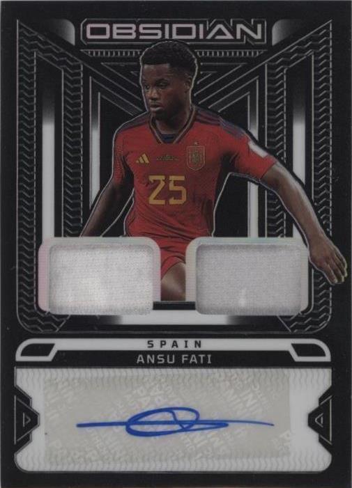 2022-23 Panini Obsidian - Dual Jersey Ink Ansu Fati #DJI-AF /199 (AU, MEM) for sale online | eBay