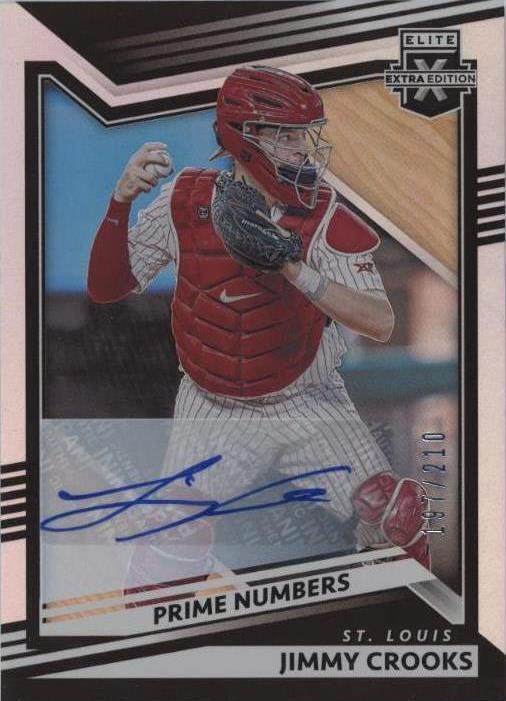 2022 Panini Elite Extra Edition - Jimmy Crooks III #127 Prime Numbers a ...