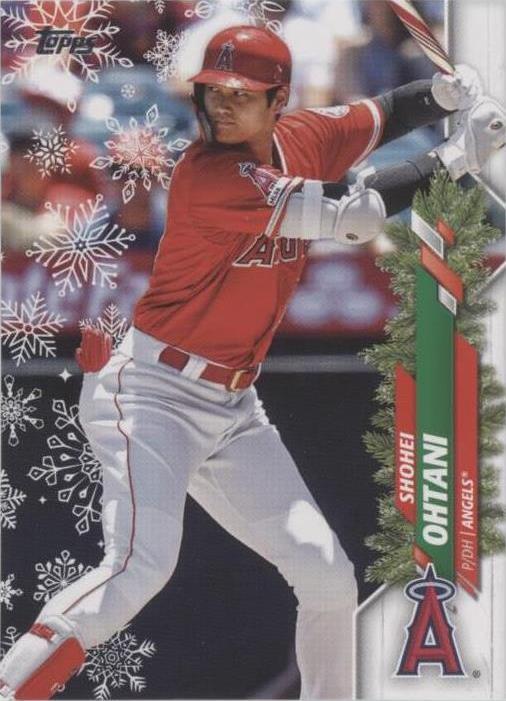 2020 Topps Holiday - Super Rare Short Print Variations Candy Cane Bat # ...