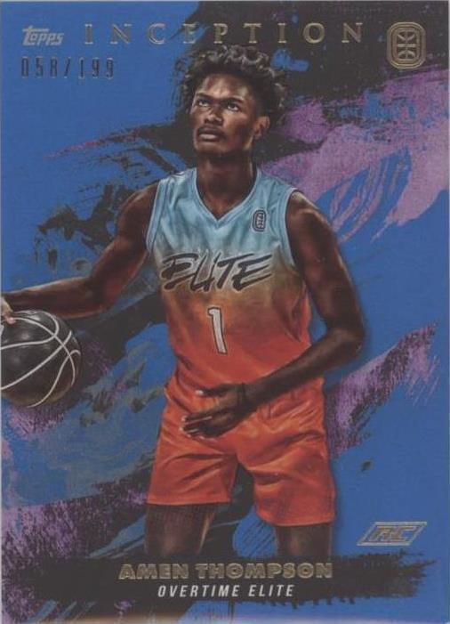 2021-22 Topps Inception OTE Overtime Elite - Blue #23 Amen Thompson ...