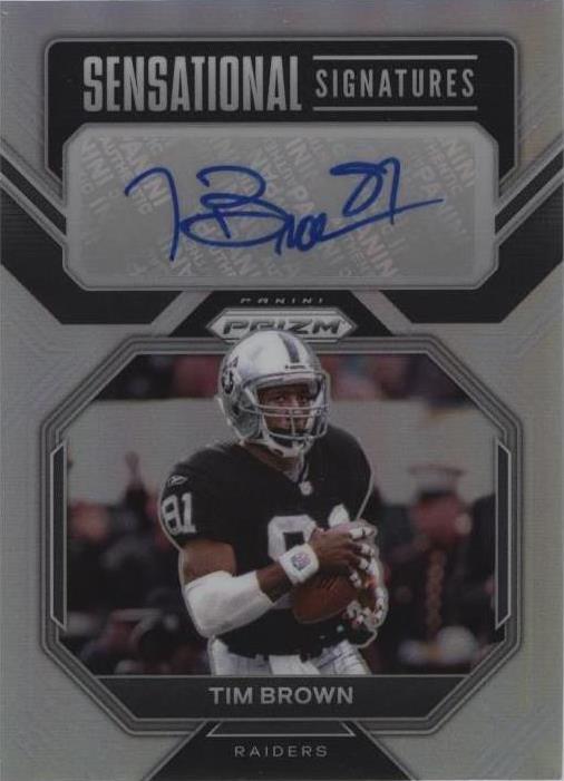 2022 Panini Prizm - Sensational Signatures #SS-TB Tim Brown /99 (AU ...
