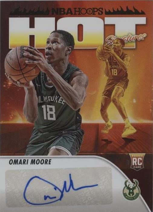 2023-24 Panini NBA Hoops - Hot Signatures Rookies Omari Moore #HSR-OMM (AU, RC) for sale online ...