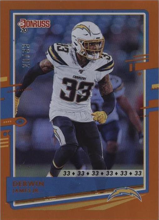 2020 Panini Donruss - Jersey Number #138 Derwin James /33 for sale ...