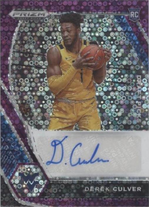 2021-22 Panini Prizm Draft Picks - Draft Picks Autographs Purple Circles Prizm #DP-DCU Derek ...
