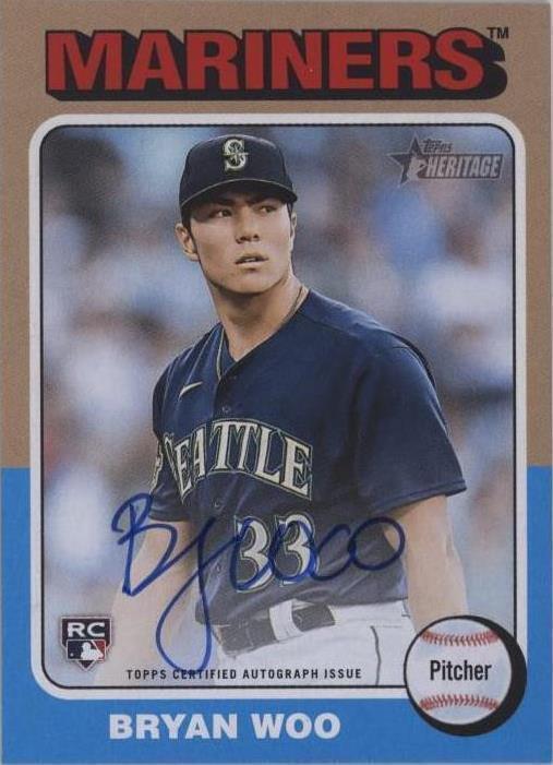 2024 Topps Heritage - Bryan Woo #ROA-BW for sale | eBay