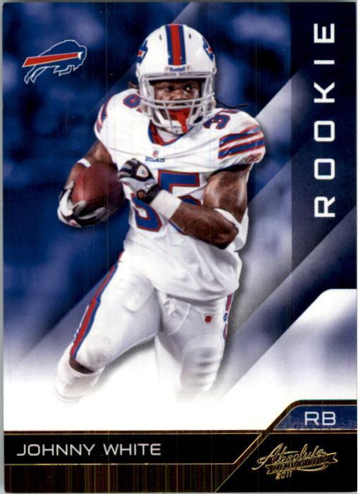 2011 Panini Absolute Memorabilia - Rookie Johnny White #135 Retail /399 ...