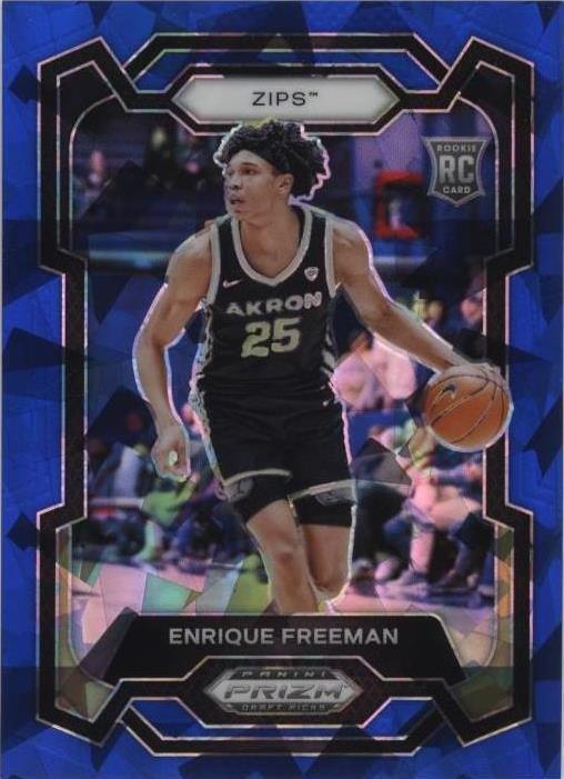 2024 Panini Prizm Draft Picks - Enrique Freeman #72 Blue Ice Prizm /99 ...