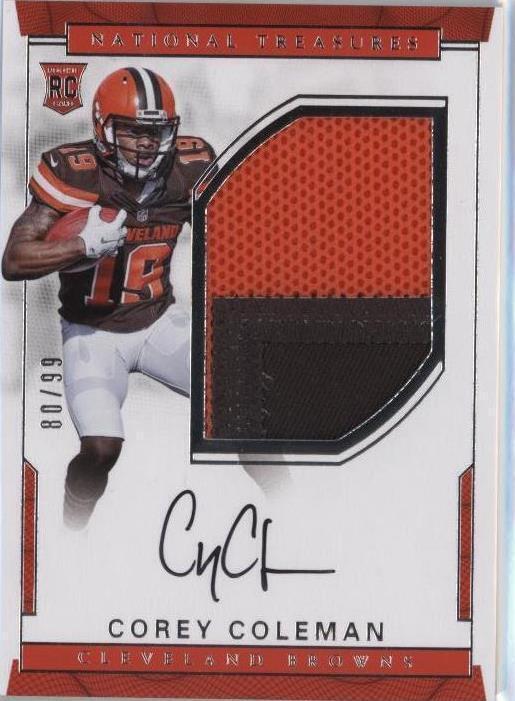 2016 Panini National Treasures - RPS Rookie Patch Autograph Corey ...
