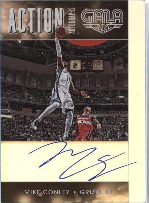 2015-16 Panini Gala - Action Autographs Mike Conley #AA-MCL /40 (AU ...