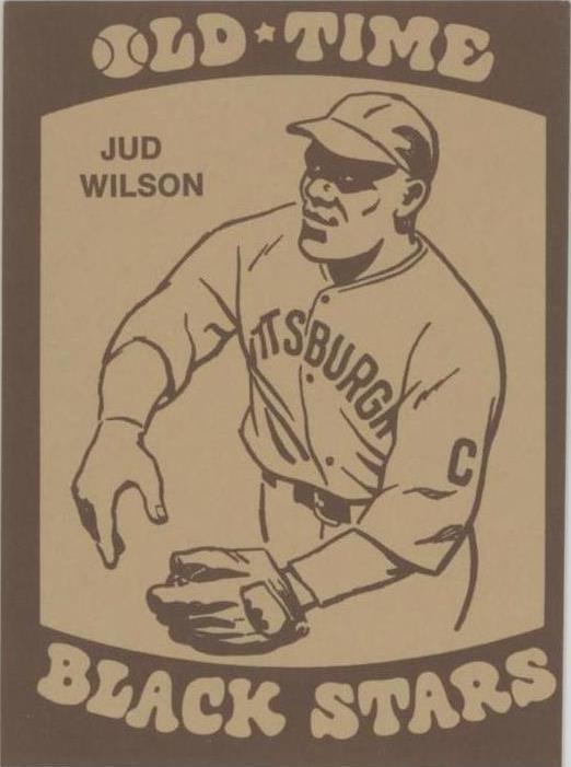 1974 Laughlin Old Time Black Stars - Jud Wilson #12 (RC) for sale ...