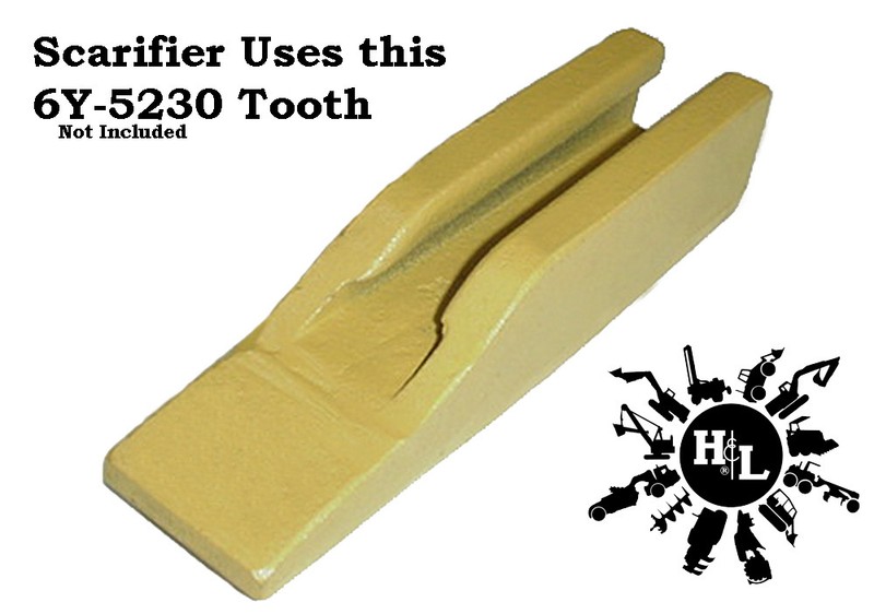 6Y5230 Tooth Included G-1060-1L Scarifier Ripper Shank Forged by H&L ...
